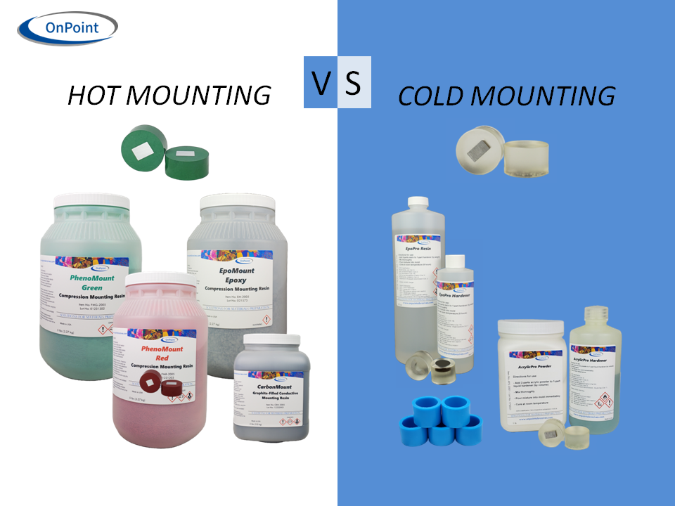 Hot vs. Cold Mounting in Metallography: A Quick Guide — OnPoint Abrasives