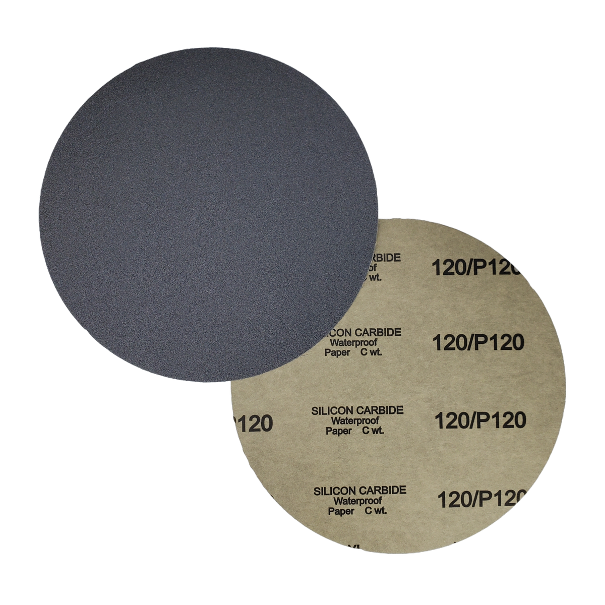 SiC Abrasive Paper – 12 in PSA, 120/P120 Grit | OnPoint — OnPoint Abrasives