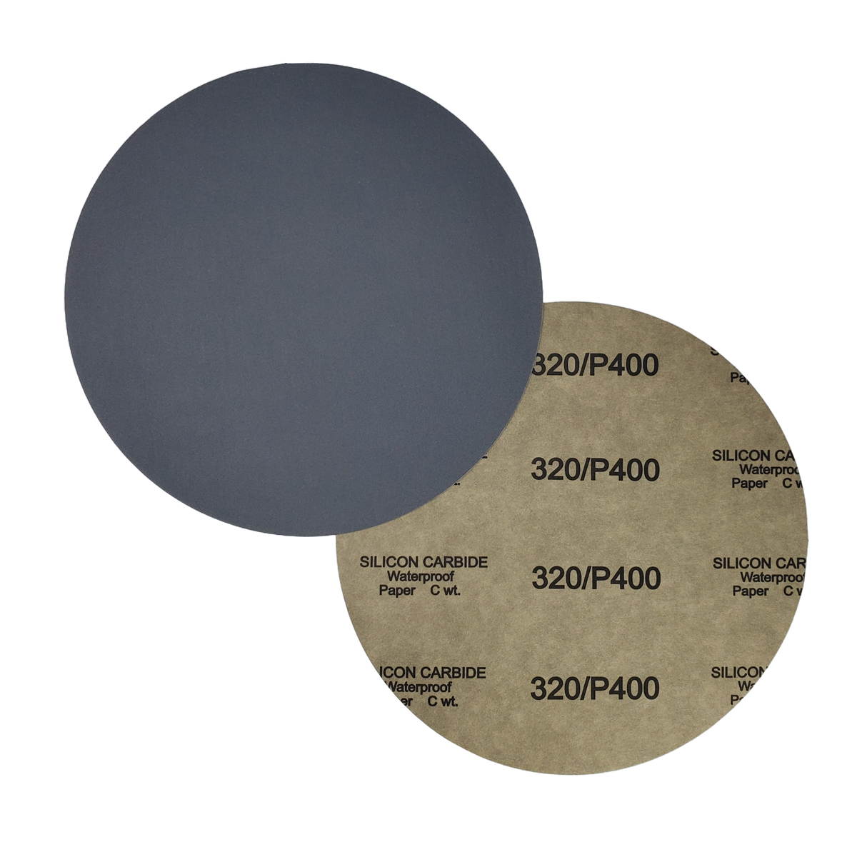 8" Silicon Carbide (SiC) Grinding Paper, 320 grit, Plain Back, 100/Box ...