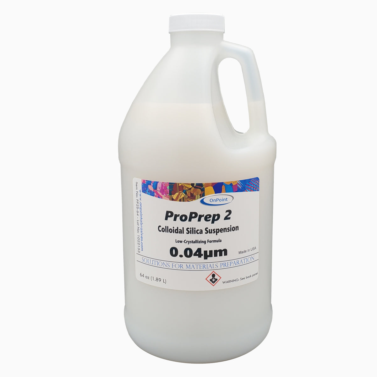 ProPrep 2 Colloidal Silica Suspension 64oz - OnPoint Abrasives
